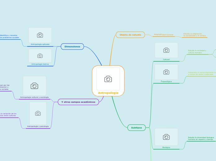 Antropología mapa - Mind Map